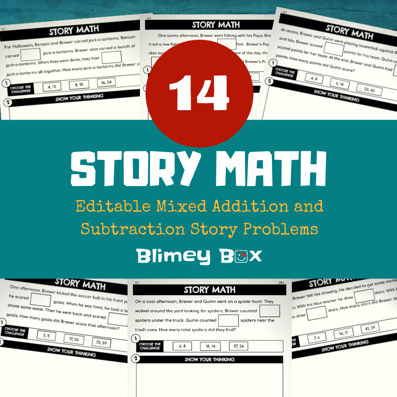 Story Math Bundle – Blimey Box