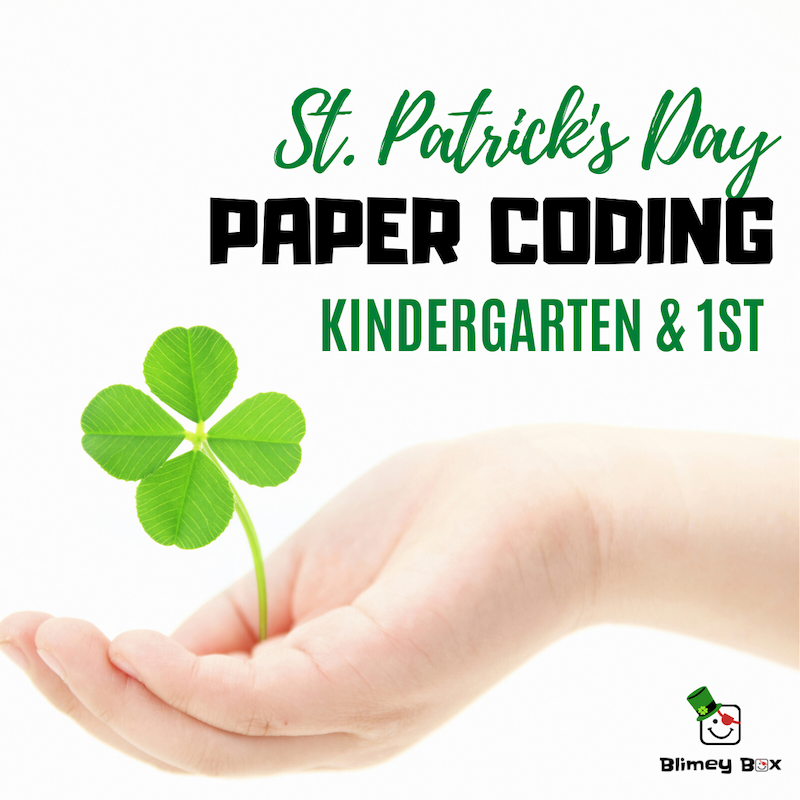 St. Patrick's Day Printable Coding Activity – Blimey Box