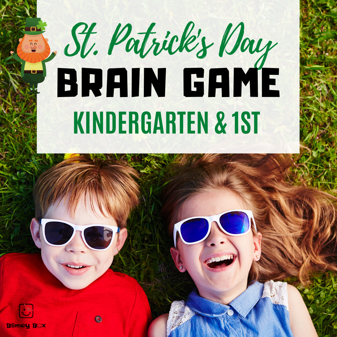 St. Patrick's Day Brain Game for kids – Blimey Box