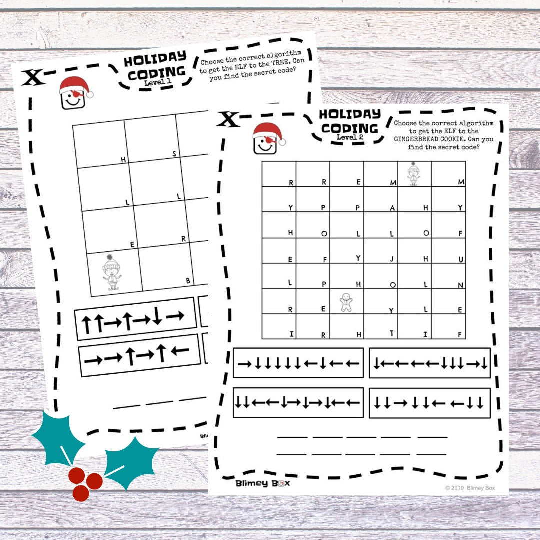 Holiday Coding Activity – Blimey Box