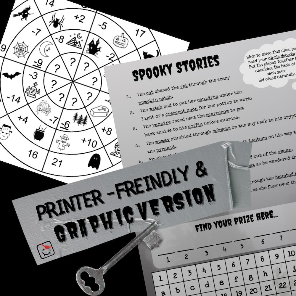 Halloween Treasure Hunt | Printable Treasure Hunt for Kids | Ages 7-11 ...